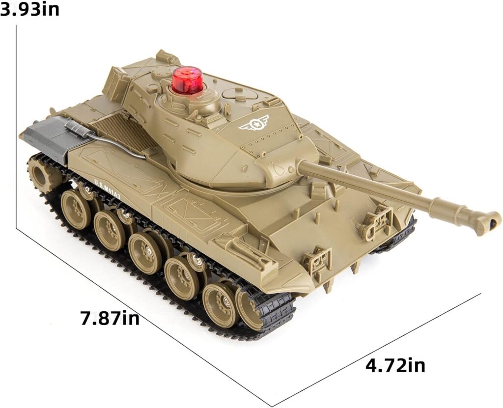 تانک کنترلی شارژی تانک MZ Military Battle Tank Toy مقیاس 1:30 کد 2298 ...